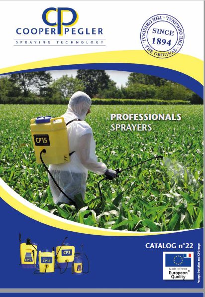 Download our catalog : Cooper-Pegler, professionnal spraying technology